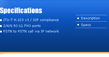 SysMaster - VoIP Products - GW 1x00